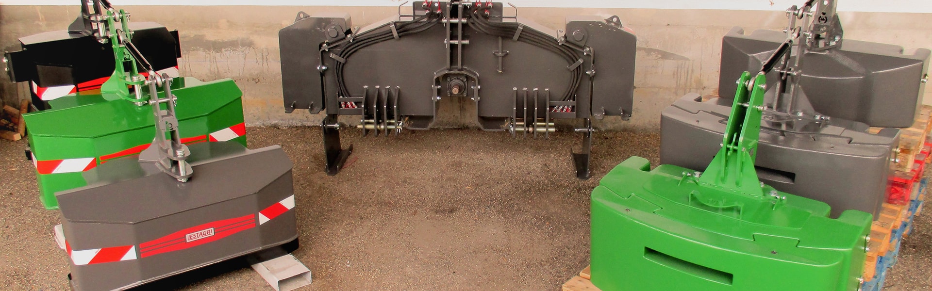 Lestagri, specialist of tractors modular steel weights
